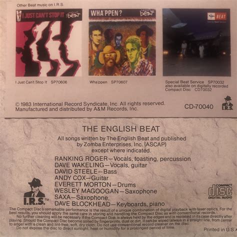 The English Beat ~ What Is Beat” • Cd Etsy