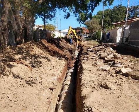 Balneário das Conchas recebe 180 metros da manilhamento Prefeitura de