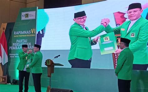Ppp Tunjuk Sandiaga Uno Jadi Ketua Bappilu Nasional Dan Cawapres Ganjar