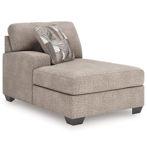 Ashley Newellen Fabric 3 Piece Sectional Wchaise At Sohomod