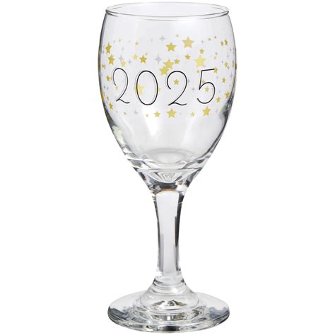 Cristar 2025 New Years Wine Glass Shop Bar Tools At H E B
