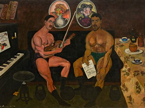 La Belleza Del Día “autorretrato Y Retrato De Pyotr Konchalovsky” De Ilya Mashkov Infobae