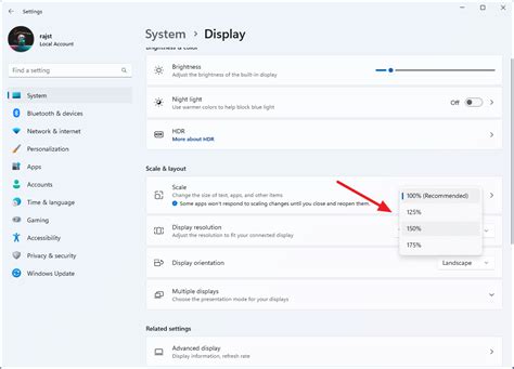How To Change Display Scaling In Windows 11