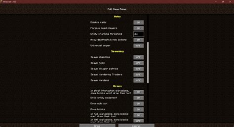 Help Trying To Make A No Mob And Single Biome Survival Run In Java Is