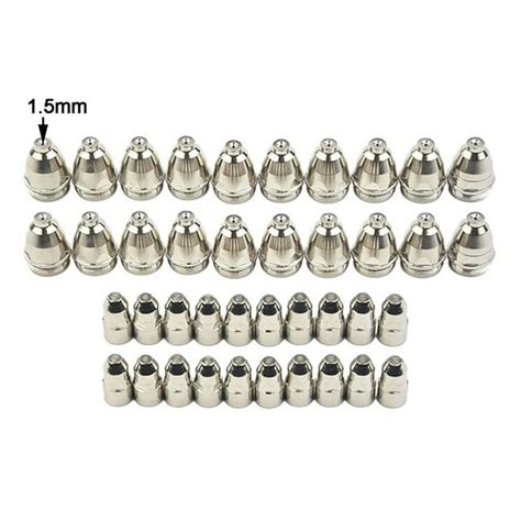 P80 For Air Plasma Cutter Consumables Set Of 40 With Electrodes And