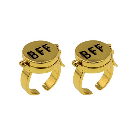 قیمت و خرید انگشتر برانت طرح دوستی باب اسفنجی و پاتریک نگین چرخان بسته دو عددی