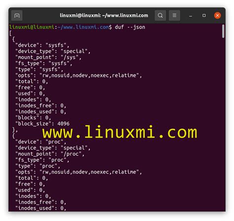 Duf：一款高逼格linux磁盘信息查看工具 Linux迷