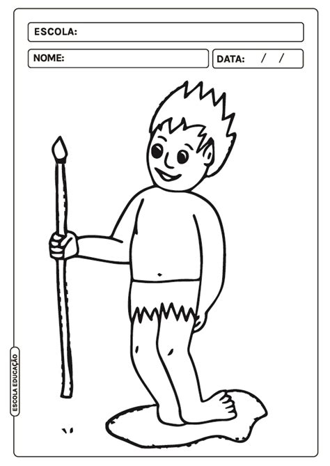 Crmla Desenho De Um Curupira Para Colorir Vrogue Co