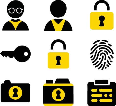 Colorful Man Profile Logging Icon Set Logo Set Silhouette 54603286