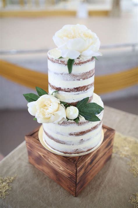 2 Tier Semi Naked Cake Salted Caramel Cookie And Chocolate Ganache