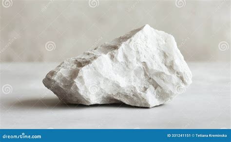 Close Up Of Lithium Metal Pieces On White Background Silvery Texture In Minimalist Style Stock