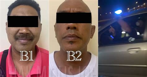 Msia Police Arrest 2 Men After Fake Police Chase Car Going From S