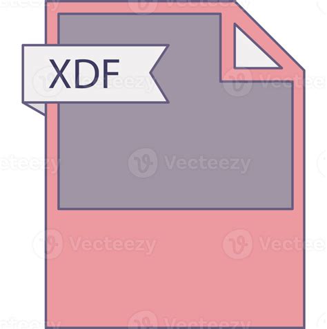 Modern Xdf File Format Icon Minimal 57326553 Png