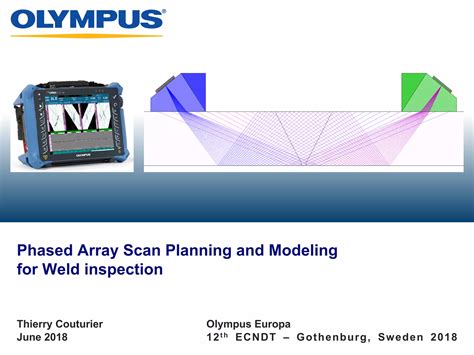 Phased Array Scan Planning And Modeling For Weld Inspection Pdf