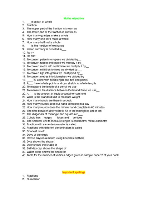 Maths Objective Pdf Maths Objective Pdf