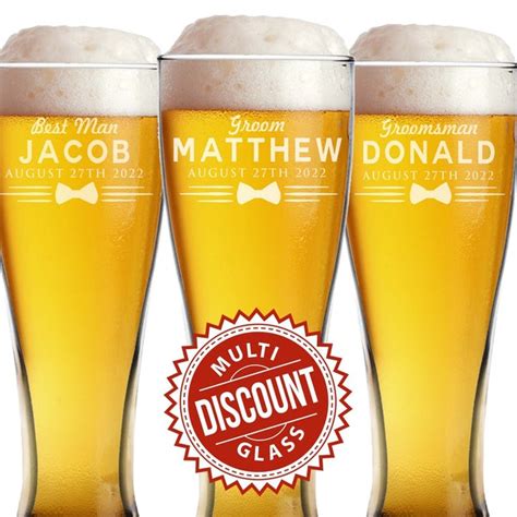 Etched Beer Glasses Etsy