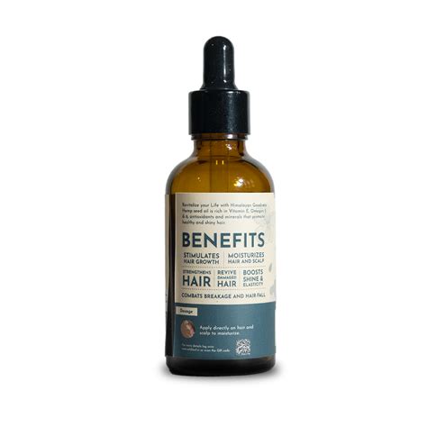 Hemp Hair Oil By Wildleaf