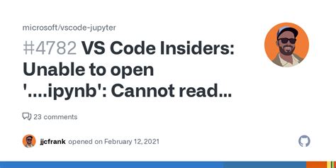 Vs Code Insiders Unable To Open Ipynb Cannot Read Property Of Undefined · Issue