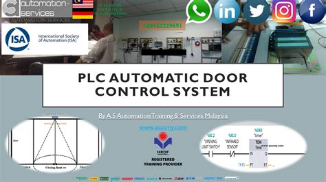 Automatic Door Control System Using Plc With Step By Step Ladder Logic
