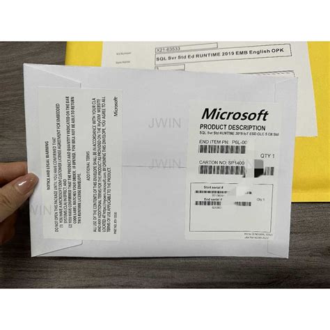 Discount 🔥microsoft Database Sql Server 20192022 Standard Edition Std