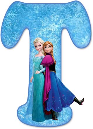 Alfabeto De Ana Elsa Y Olaf De Frozen Letras De Frozen Abecedario