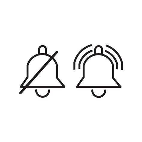 Notification Bells Social Media Message Bell Icon Set Bell Symbols