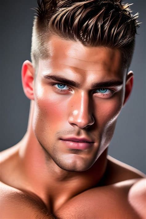 Ai Generated Close Up Face Portrait Of A Handsome Guy 😍