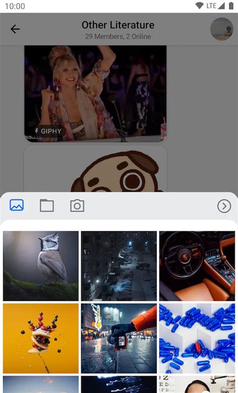 attachmentspicker android v5 chat messaging docs