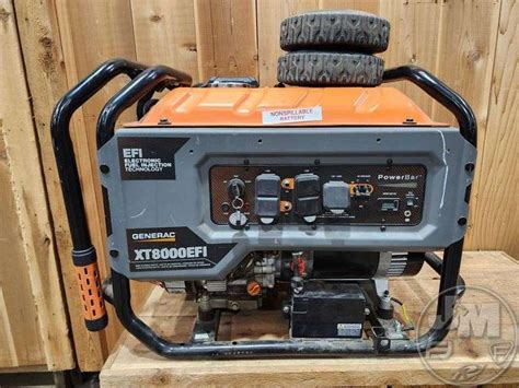 Generac 8000 Watt Elec Start Generator Jeff Martin Auctioneers Inc