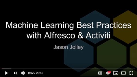 Machine Learning Best Practices With Alfresco Activiti Micro Strategies Inc