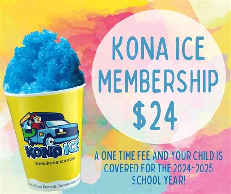 Pearl River Central Elementary School Kona Ice Membership October