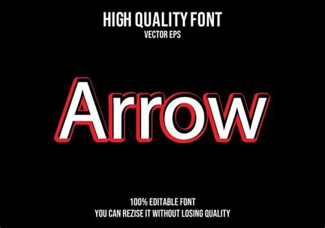Arrow Text Vector Art Icons And Graphics For Free Download