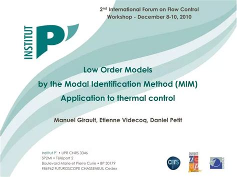 Ppt Low Order Models By The Modal Identification Method Mim