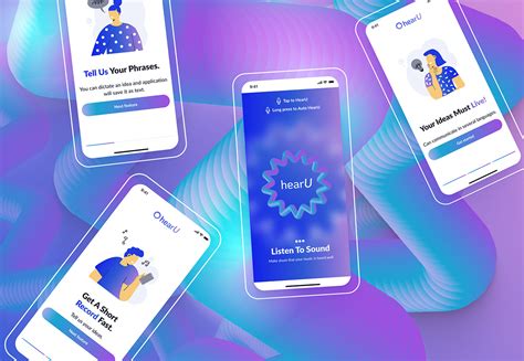 Ux Ui Design For Mobile App Hearu Behance