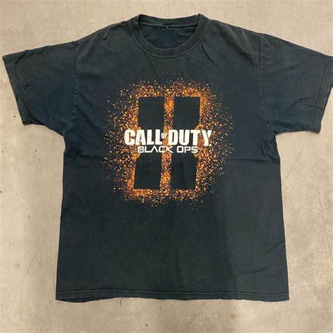 Call Of Duty Black Ops T Shirt Size L Chest Depop