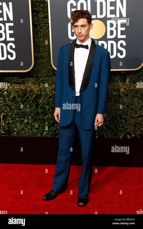 Troye Sivan Attending The 76th Annual Golden Globe Awards At The