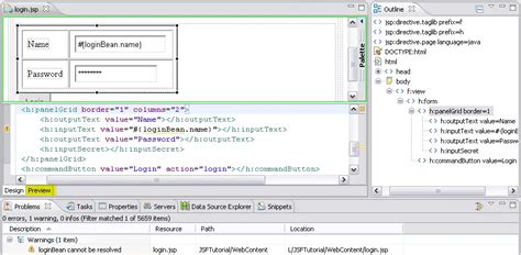 Eclipse Javaserver Faces Tooling User Guide Galileo Wtp Tutorials