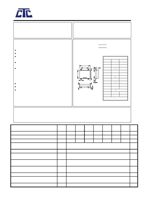 MB10S datasheet(1/2 Pages) CTC | GLASS PASSIVATED BRIDGE RECTIFIERS