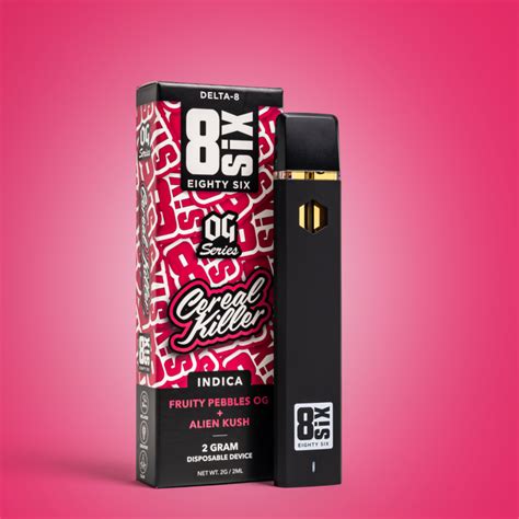 Delta 8 Disposable Vape Bundle Og Series Eighty Six