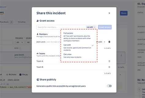 Incident Permissions And Sharing GitGuardian Documentation