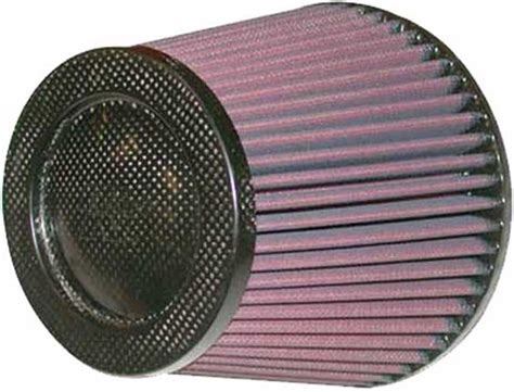 Kandn Filtro De Aire Universal Parte Superior De Fibra De Carbono Alto