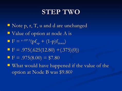 Derivatives Binomial Option Pricing Model Examples