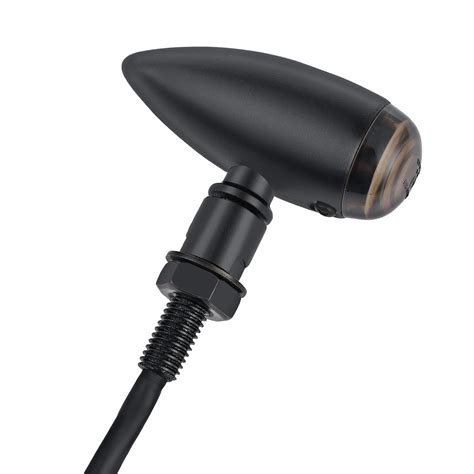Justech 4PCS E Marcado Motocicleta LED Indicador de Señal de Giro Luz