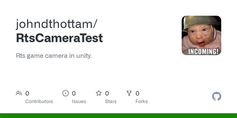 GitHub Johndthottam RtsCameraTest Rts Game Camera In Unity