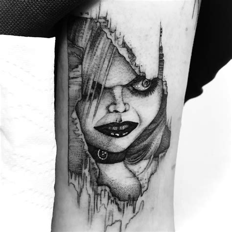 Aggregate 62 Outline Chucky Tattoo Designs Best Incdgdbentre