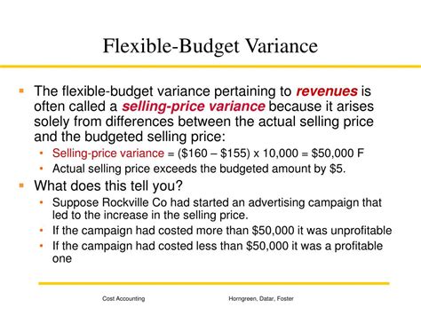 Ppt Flexible Budgets Variances And Management Control I Powerpoint