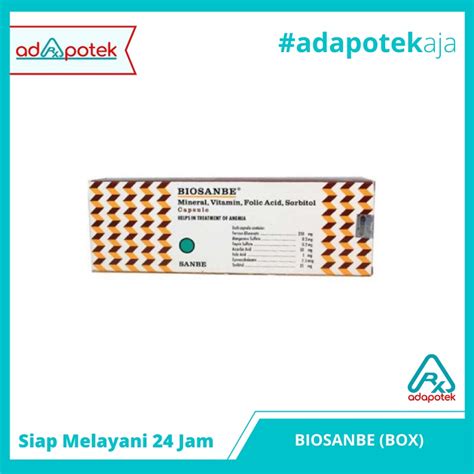 Jual Biosanbe Box 100 Kapsul Shopee Indonesia
