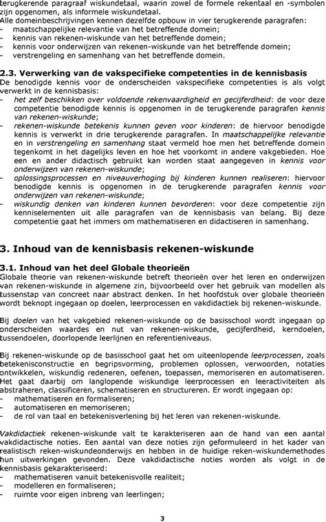 Samenvatting Kennisbasis Rekenen Wiskunde Voor De Pabo Pdf Gratis