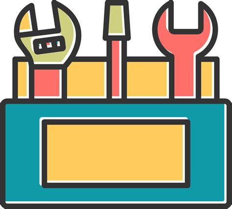 Toolbox Vector Icon 20318765 Vector Art At Vecteezy