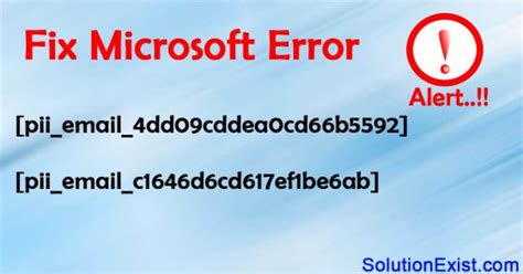 Methods To Fix Microsoft Error Pii Email C D Cd Ef Be Ab